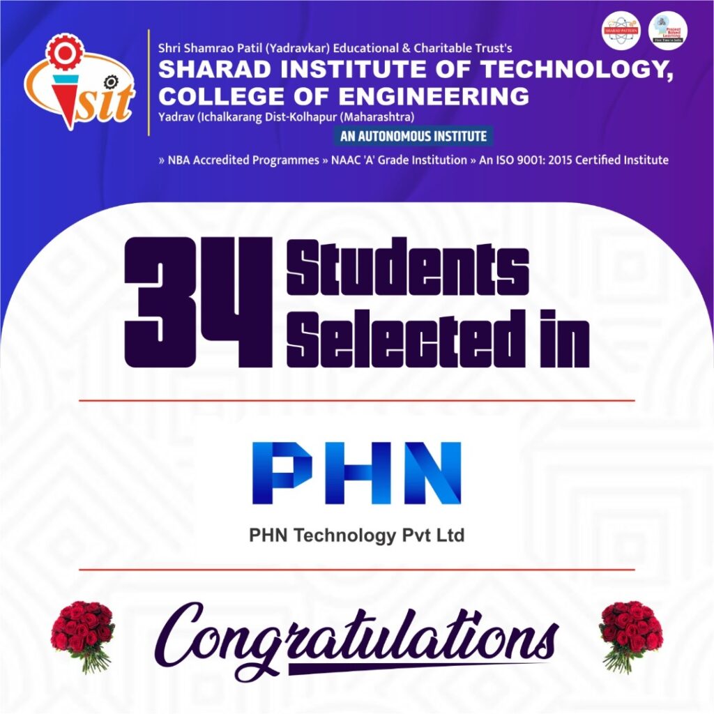 Placement News Archive - Sharad Institute Of Technology College Of ...