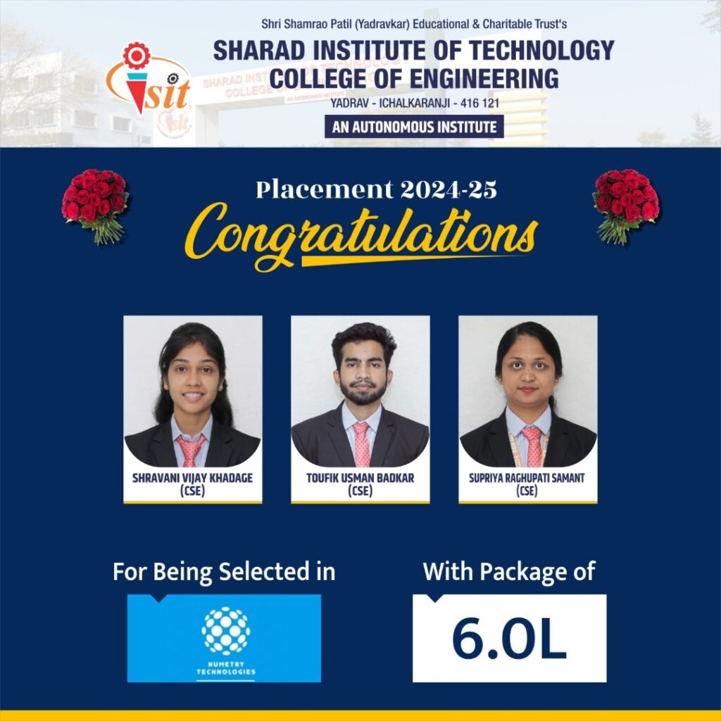 Placement News Archive - Sharad Institute Of Technology College Of ...